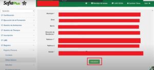 Sena Sofia plus actualizar datos